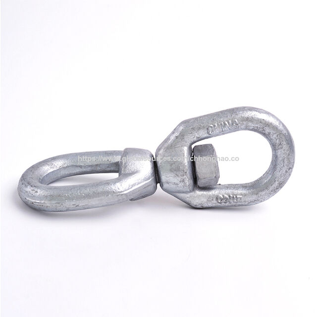 China US Type Galvanized Drop Forged G402 Steel Swivel for Lifting on ...