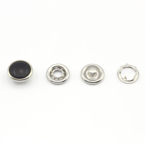 China High quality 12mm brass with plastic prong snap button for kids ...