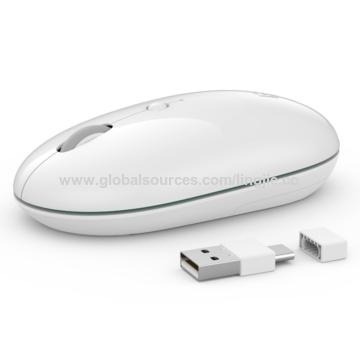 China Wireless mouse with two-in-one receiver (type-C & USB receiver ...
