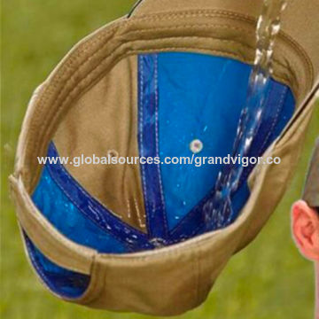 Custom breathable water proof cooling hat for summer season, small MOQ ...