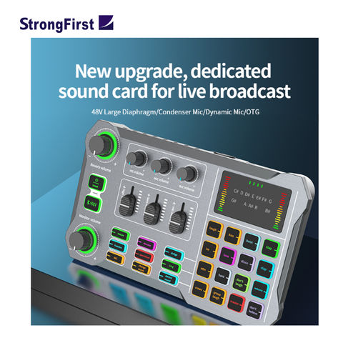 China New upgrade dedicated sound card for live broadcast on Global ...
