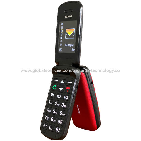 China 2.0" Flip Senior phone, SOS button, Big keypad on Global Sources ...