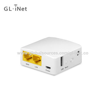 OpenWRT Router, GL.iNet Atheros 9331 150Mbps Wi-Fi Smart Router with ...