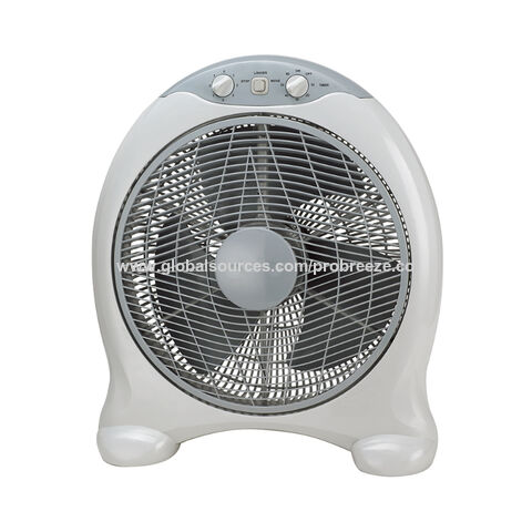 China 12 electric 30cm plastic box fan with 2 hours timer on Global ...