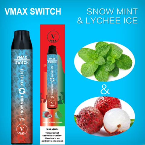 China VMAX Switch 2 in 1 1800 puffs 900mAh battery Disposable vape ...
