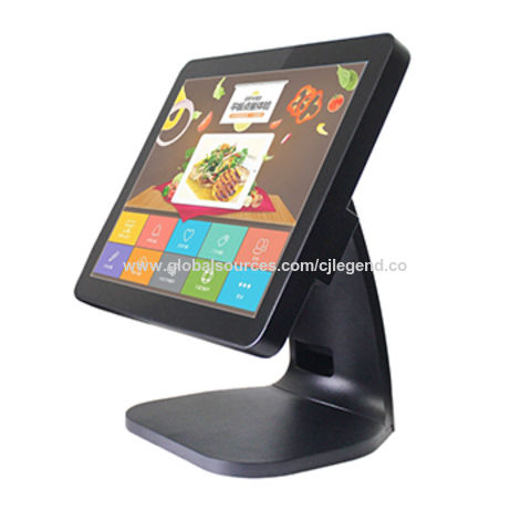 China 15 inch android POS system True flat 15 pos capacitive touch ...