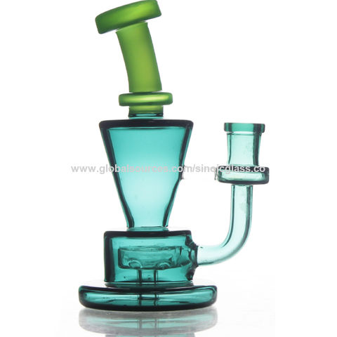 China Bongs Coil Tube Glass Water Pipes Bongs Mixed Water Bongs With ...