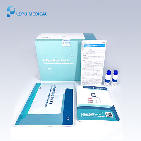 China Stock LEPU Rapid Test Kit Self Test COV-ID-19 Nasal Antigen Rapid ...