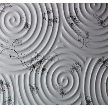 3D MDF Wave Wall Panel with PVC Surface | Global Sources