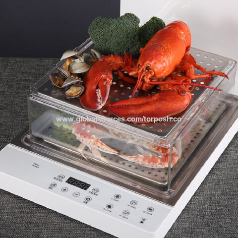China New Arrival Foldable Electric Food Steamer 1500W on Global ...
