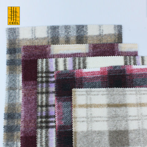 China New Design Yarn Dyed 100%Polyester Plaid Fabric for Overcoat ...