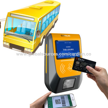 China Bus NFC reader with QR module onboard Ticket Validator and Bus ...