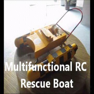 RC Model Rescue Boat + 4 blade CNC Aluminum duct propeller | Global Sources