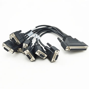 China Customized supply DB62 female to 8 DB9 female serial port cable ...