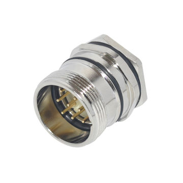 China M23 male Panel Connectors 7Pins solder type connector on Global ...