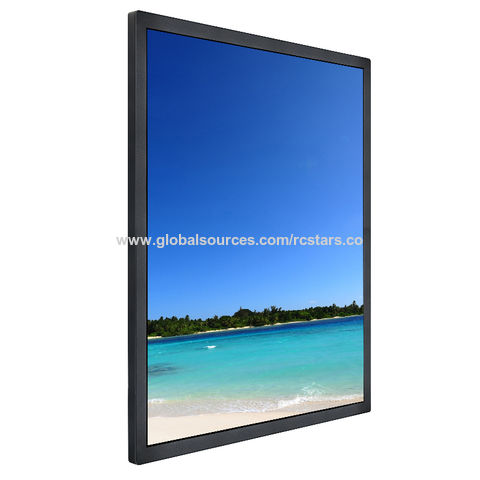 China 98" Wall Mount Touch Interactive LCD Screen Monitor Advertising ...