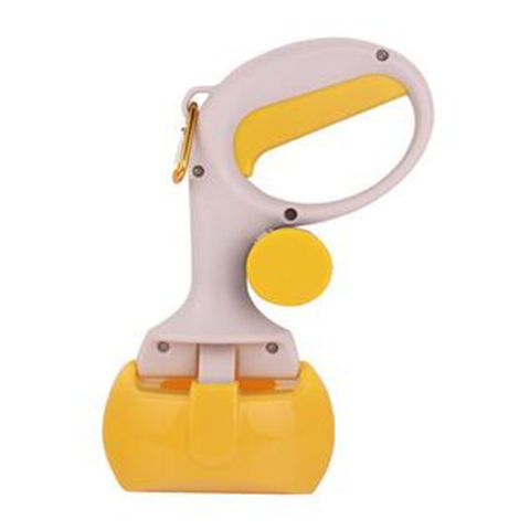 China Innovative plastic poop scoop with poop waste bag dispenser on ...