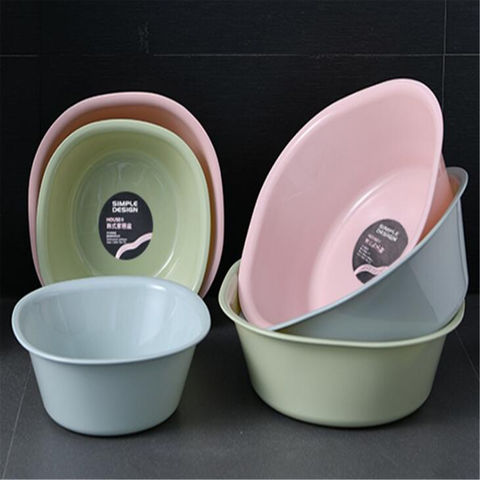 China Household Large Thicken Small Basin Household Items Round Laundry ...