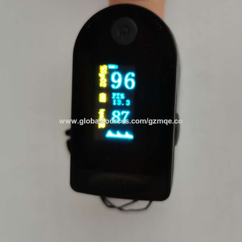 China MQ Finger Pulse Oximeter OLED High Precision for Medical Black on ...