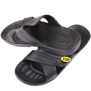 China OEM Safety Cleanroom ESD Antistatic SPU Work Slippers For ...