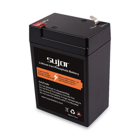China Grade A brand new LiFePO4 battery pack 6V 6Ah 32700 2S1P lithium ...