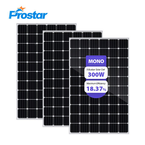 China Prostar 300Watt Solar Module 300 Watt Mono PV Module 60 Cells ...