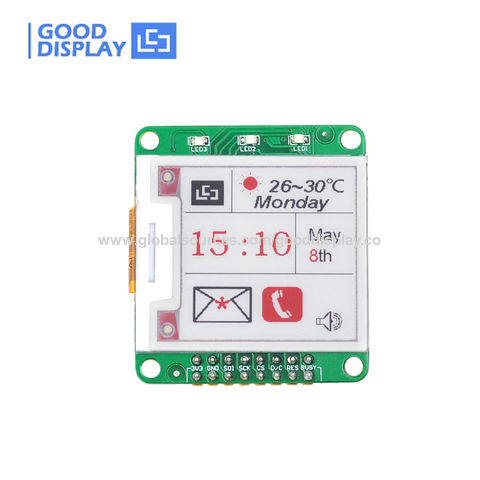 China Color E-paper TFT LCD module 1.54inch Good Display eink display ...