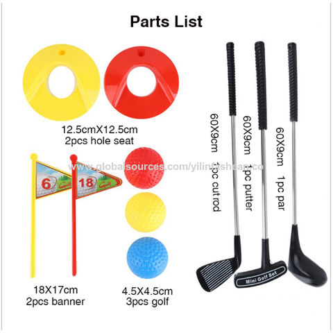 China Champion Sports Mini Golf Club Set Kids Plastic Mini Golf Set on ...