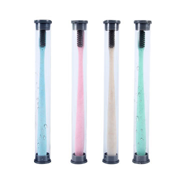 China Wheat Straw Toothbrush Travel Home Portable Adult Soft Toothbrush ...