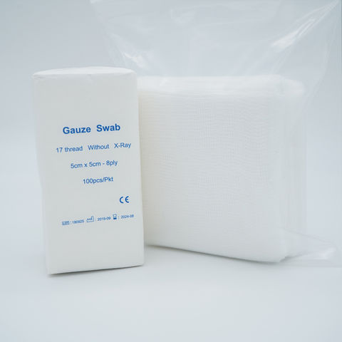 China Natural Cotton Absorbent Surgical Sterile Gauze Swab on Global ...