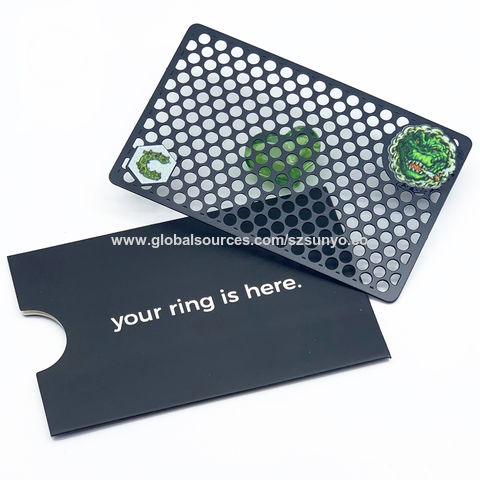 China Hot sale custom ace stainless steel metal mesh tobacco gift ...