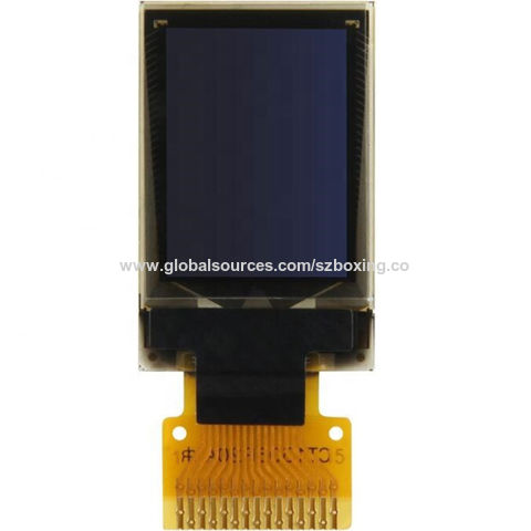China 0.71" 48x64 Passive Matrix Monochrome (White) OEL display module ...