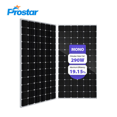 China Prostar 290W Solar Panel 290 Wp Hot Sell Mono Solar Panel For ...