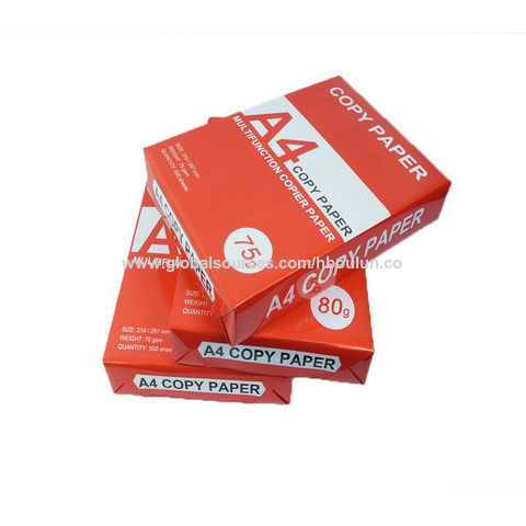 China A4 80g Blank Copy Paper/ Impervious White Carbon For High Speed ...