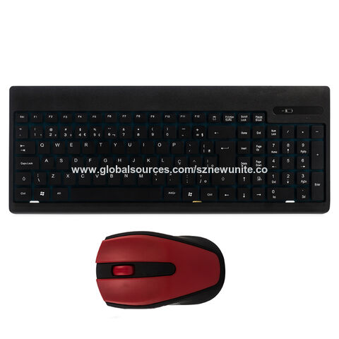 China 2.4G Keyboard and Mouse Combo Wireless 106/107/108 Keys for Multi ...