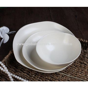 Irregular shape stoneware dinner set | Global Sources