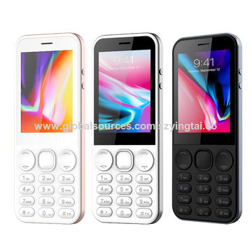 China Nice 2.8 inch 4G LTE basic feature phone metal middle frame type ...