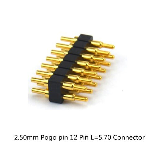China 2.50mm Pogo pin 12 Pin L=5.70 Connector on Global Sources,Pogo ...