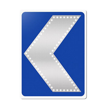 Solar LED Chevron Sign, Various Aluminium, LED Light, Customized ...