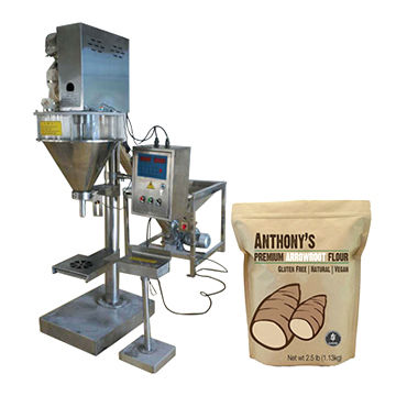 China 5 kg Auger Semi Automatic Flour Weighing And Filling Machine on ...