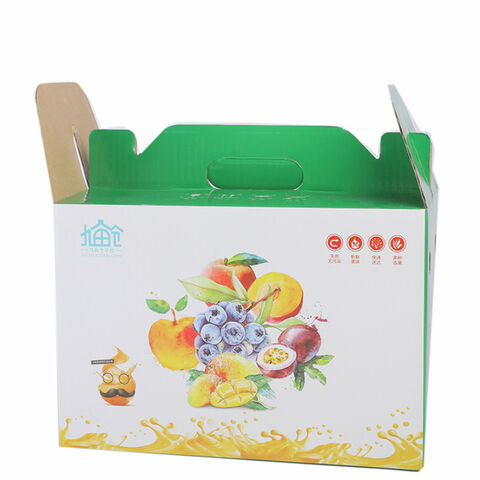 China Custom fruit shipping box, Corrugated carton paper cardboard ...