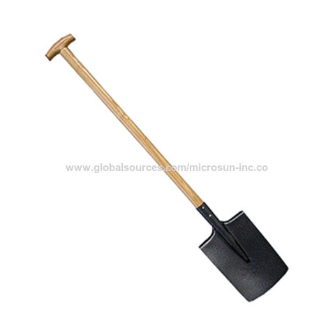ChinaMicrosun Ladies' Garden Spade with T-Hardwood Handle, Hammer Tone ...