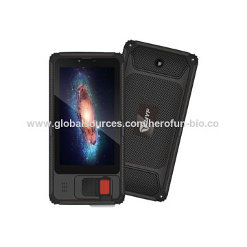 China 3G/4G Android biometric tablets with fingerprint reader binocular ...