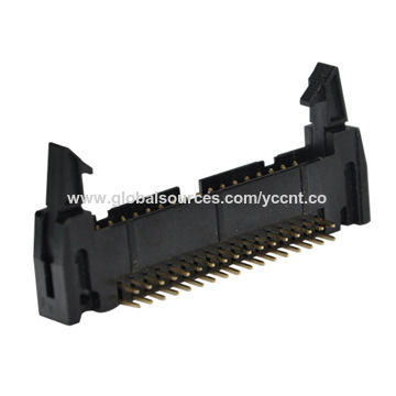 China 2.00mm box header with lock, right angle on Global Sources