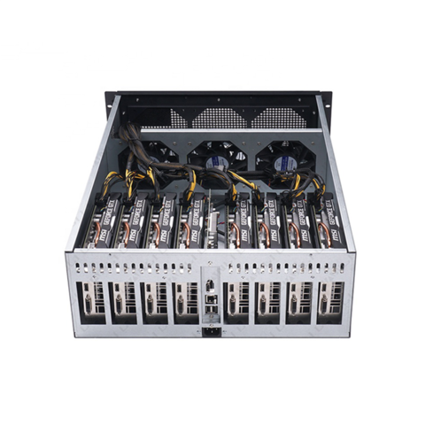 China Brand new K86 8 gpu with power supply server case 8gpu graphics ...