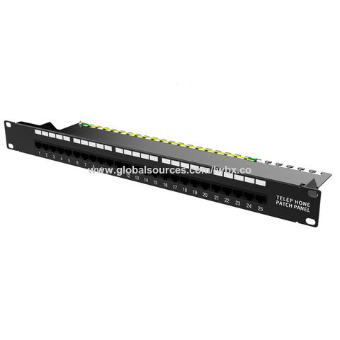 China CAT3 25 Port telephone Patch Panel on Global Sources,Telephone ...