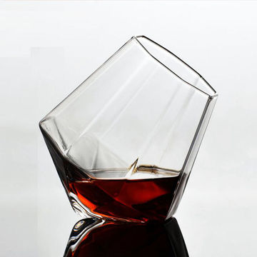 China Eight arris shape Tumbler Glass whisky glass cup on Global Sources