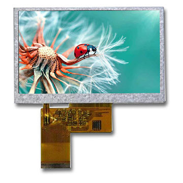 China 4.3-inch 480 (RGB) x 272P TFT LCD Display with 500 Brightness and ...