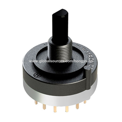 China 30mm /16 position / 125V AC 0.3A rotary switch for pcb module on ...