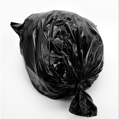 China 80L Black Trash Bag with PP Binding Rope on Global Sources ...